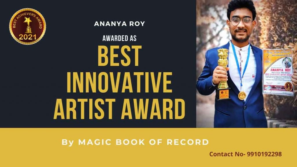Ananya Roy - Best Artist in West Bengal - Magic Book of Record